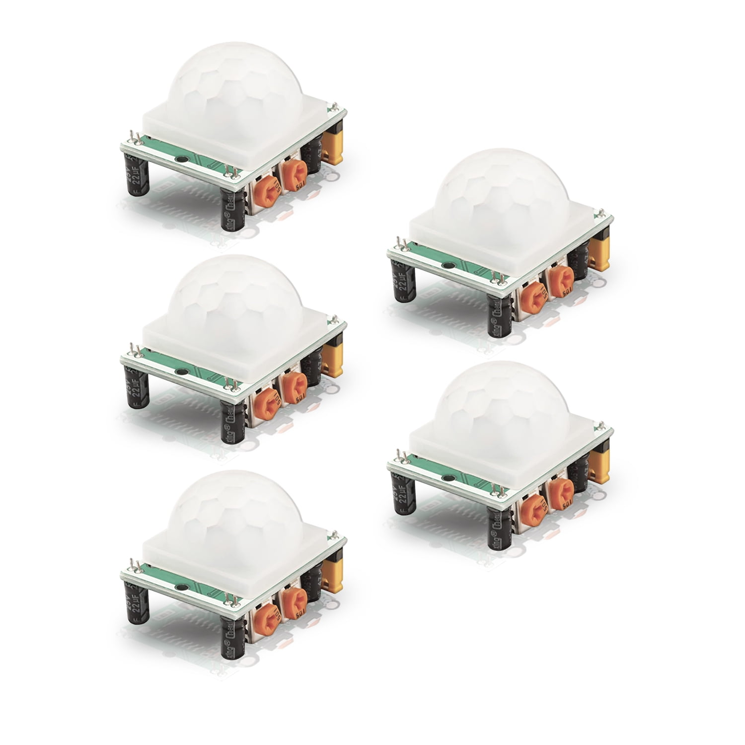 5pcs HC-SR501 PIR Sensor Infrared Human Body Sensor Pir Motion IR Sensor Module - Walmart.com