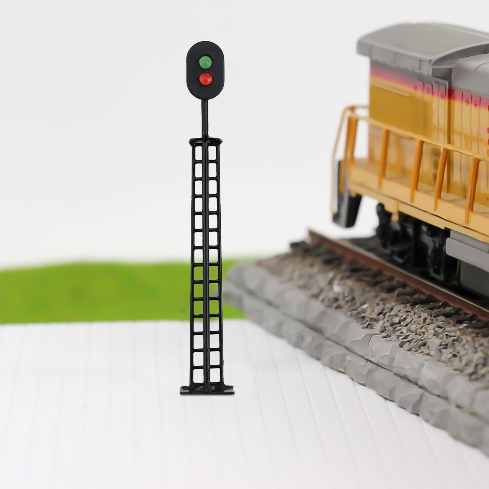 5pcs HO Scale 1:87 Railroad Train Model Signal Traffic Lamp Mini LED ...