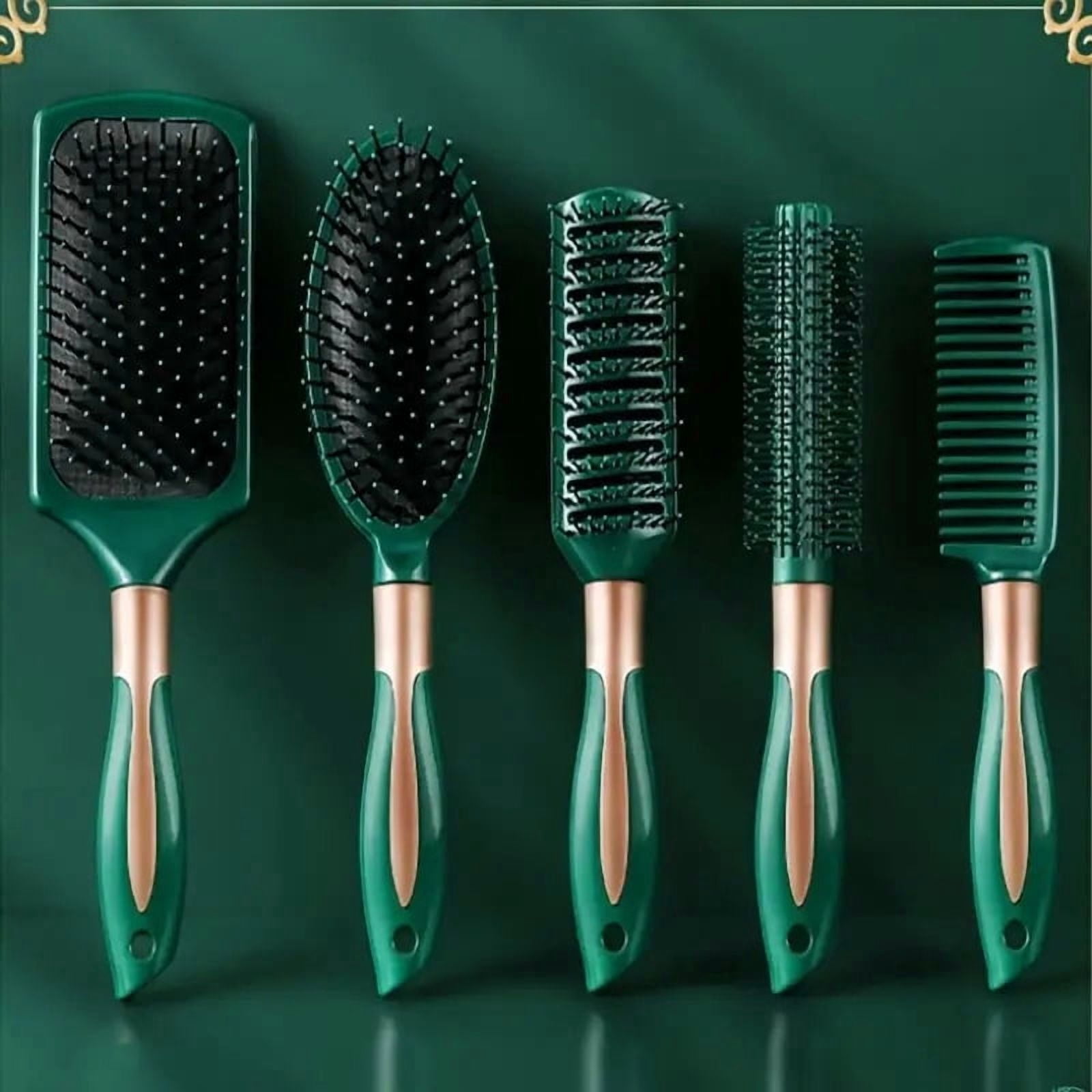 5pcs Hair Comb Set Cushion Comb Curling Brush Women's Smooth Hair Comb ...
