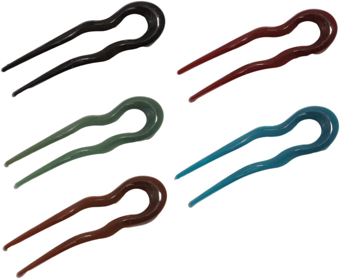 5pcs Hair Fork Sticks Plastic Hair Hair Styling Clips French Barrette ...