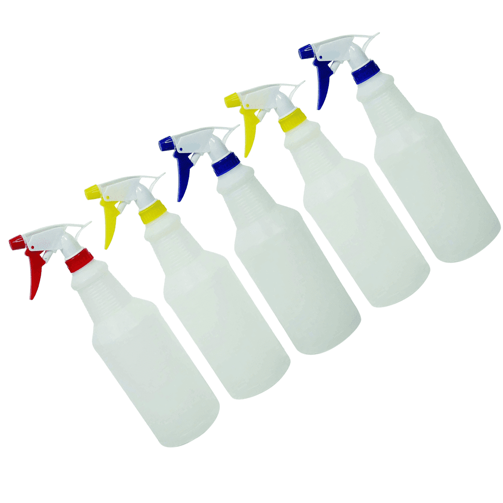 5pcs Handheld Spray Bottles Multi-use Empty Cleaner Container Indoor ...
