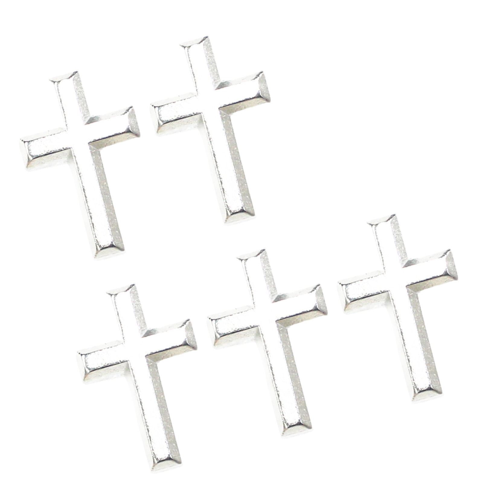 5pcs Handmade Crucifix Brooch Pin Gold/Silver Tone Badge Accessory for ...