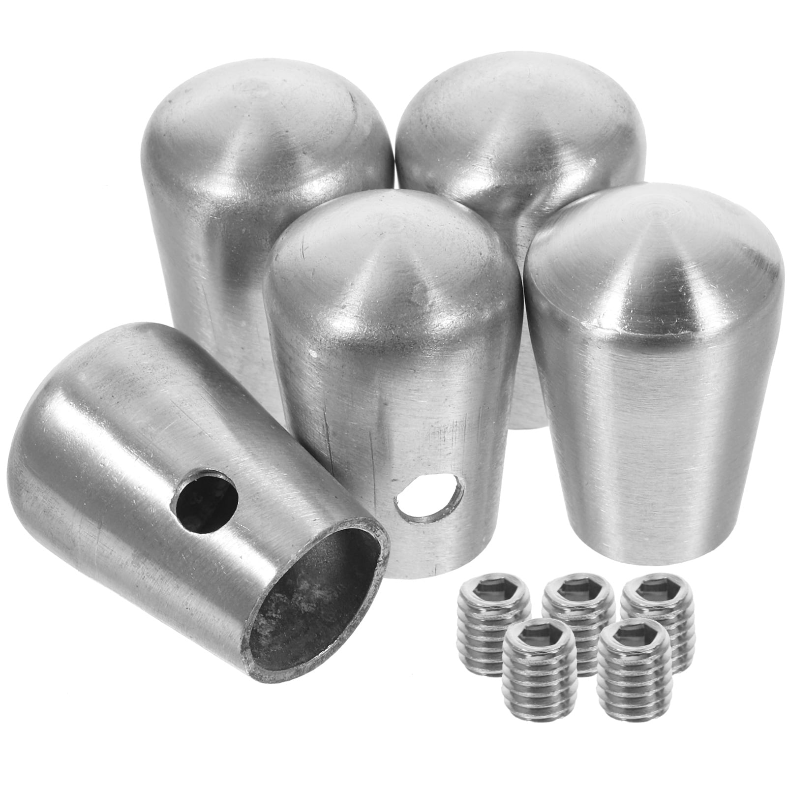 5pcs Handrail End Caps Stainless Steel Handrail End Caps Steps Hand ...