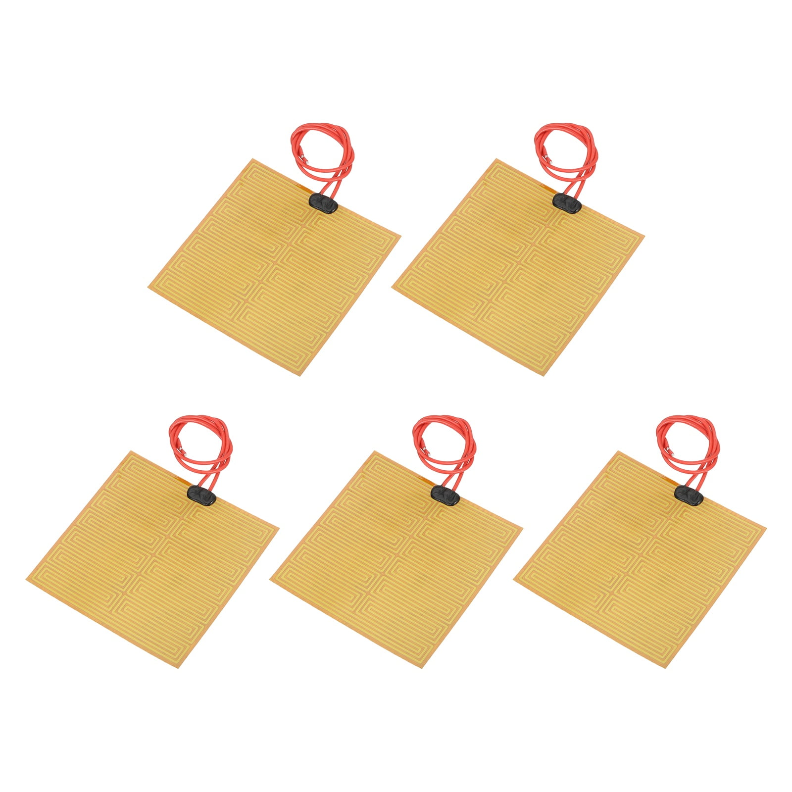 5pcs Heater Film Heating Plate 100W 24V Polyimide Adhesive Heat Pad ...