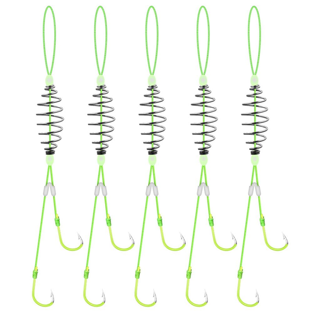 5pcs High Quality Silver Carp And Bighead Fishing Rig With PE Line ...