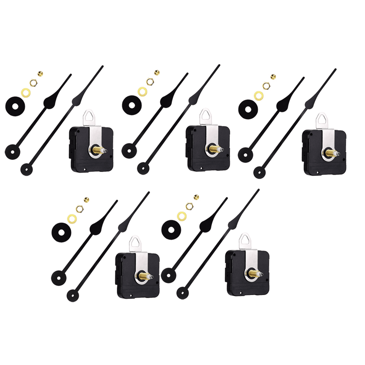 5pcs High Torque I Shaft Hands Quartz DIY Wall Clock Movement Mechanism ...
