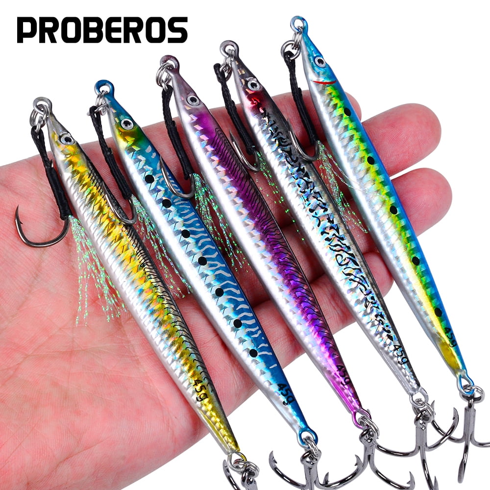 5pcs Highly Realistic 3D Printed Saltwater Fishing Lure with Enhanced Durability,14G/17G/21G/28G ...