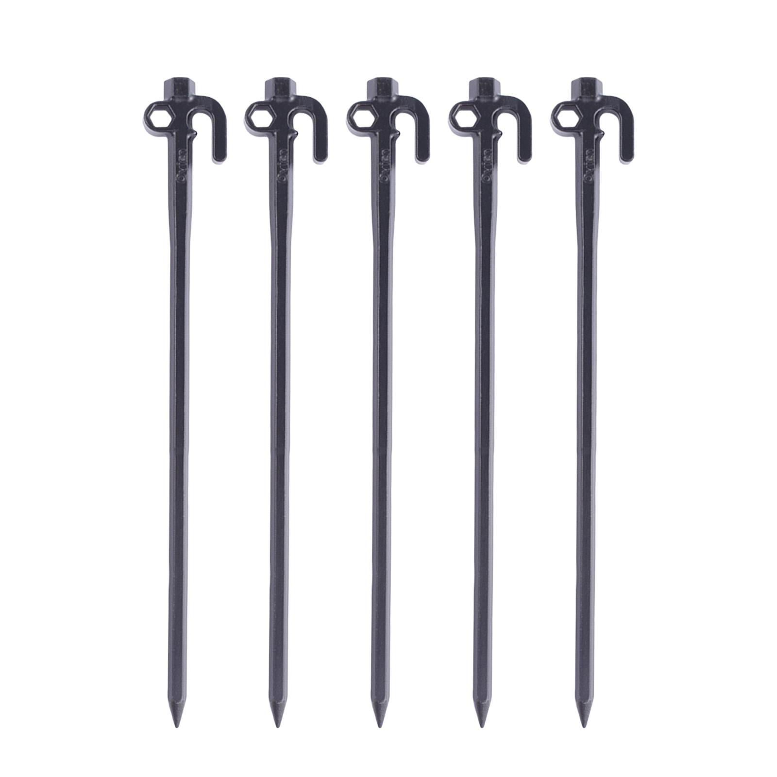 5pcs Hiking Stake Camping Stakes, Unbent Tarp Available Unbreakable ...
