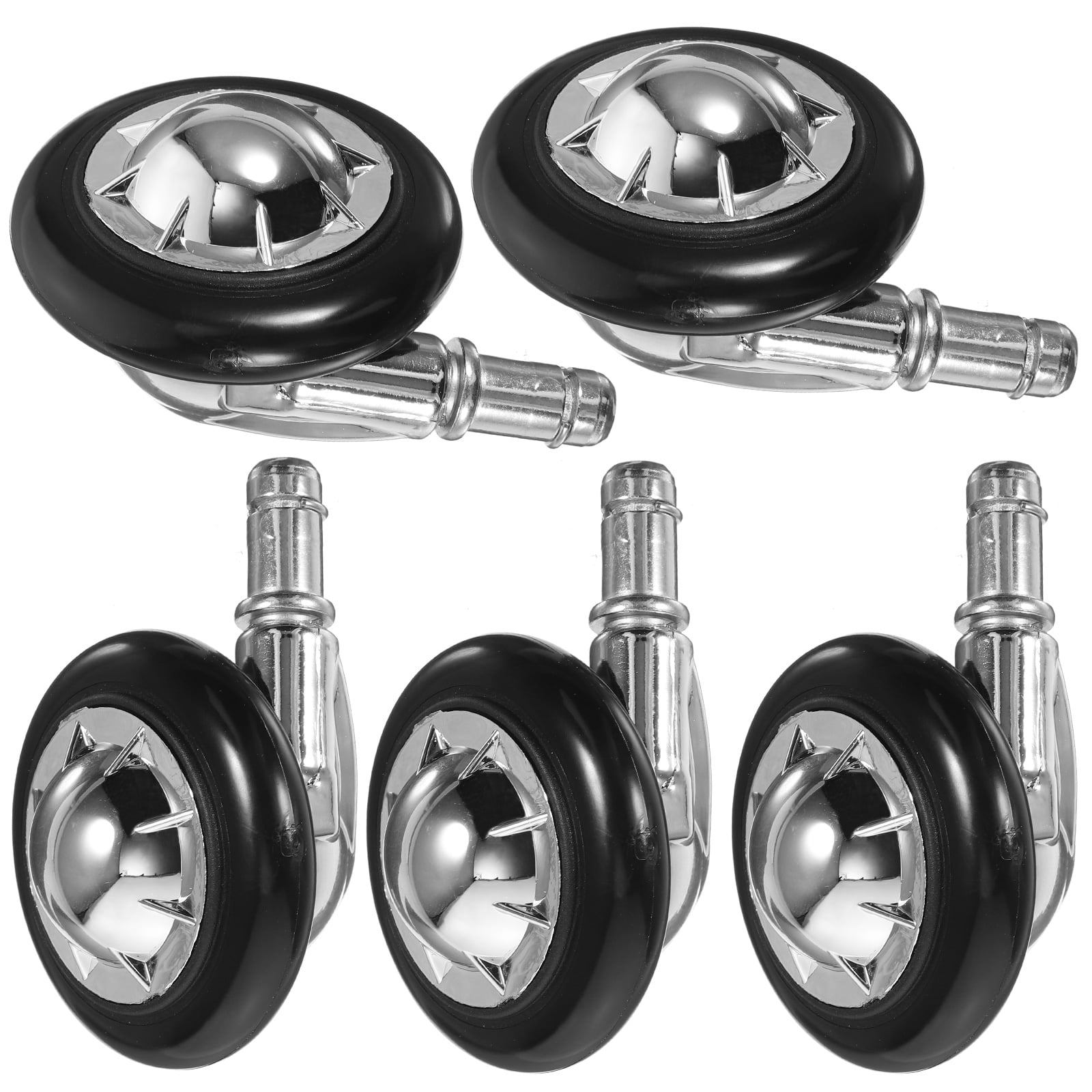 5pcs Home Replacement Chair Wheels Furniture Chair Casters Office Chair ...