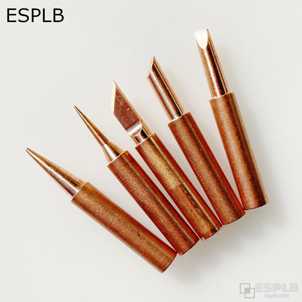 5pcs I+B+K+3C+2.4D 900M Lead-free Pure Copper Soldering Iron Tip ...