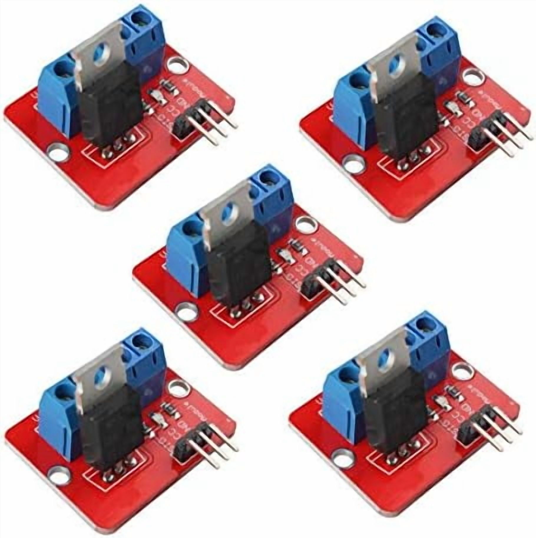 5pcs IRF520 MOSFET Driver Module MOSFET Button Drive for Arduino MCU ...