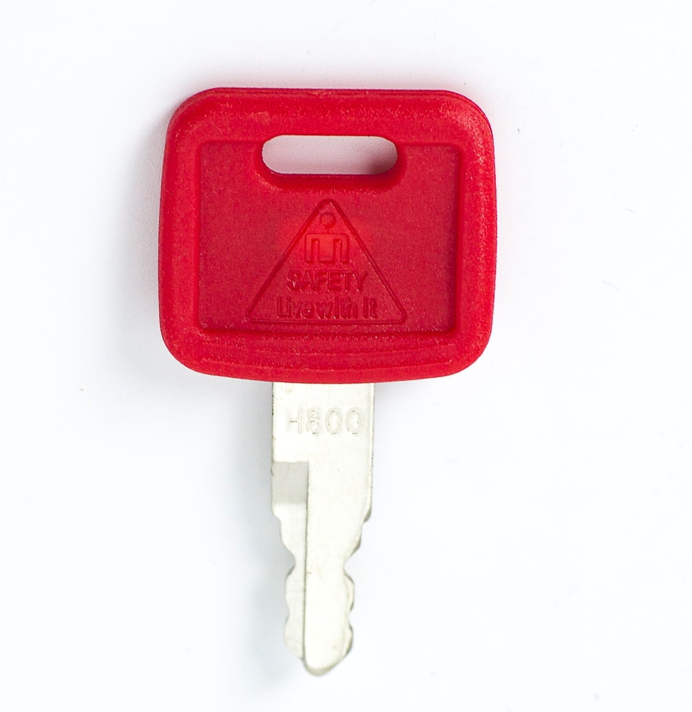 5pcs Ignition Keys H800 for John Deere Excavator Case Dozer Fiat ...