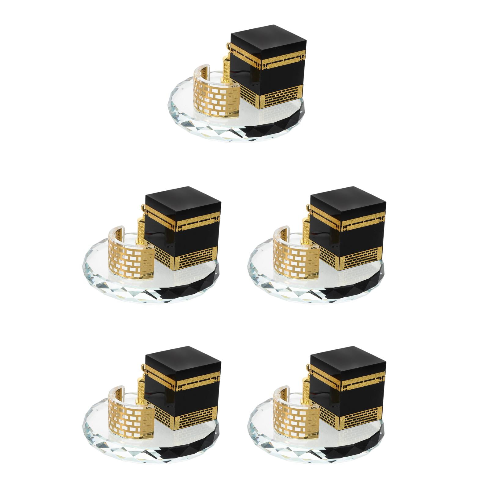 5pcs Islamic Architecture Crystal Kaaba Model Handicraft Home Decor ...