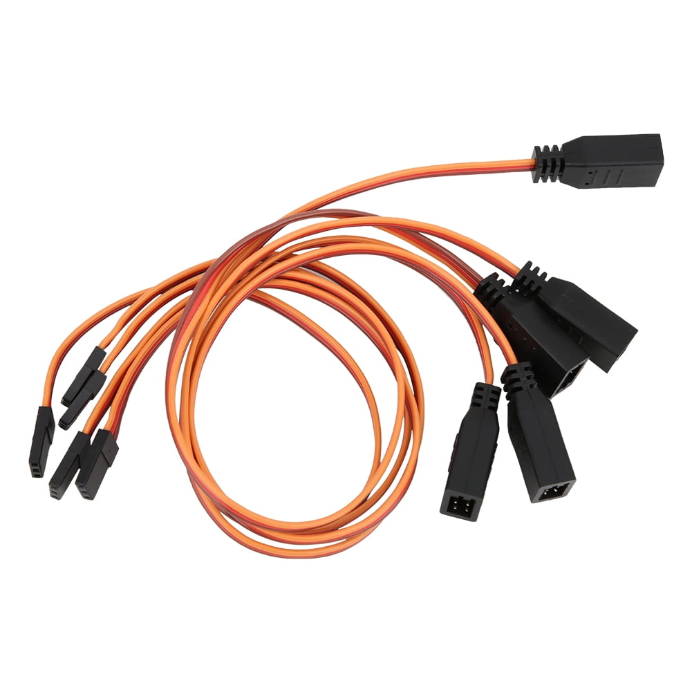 5pcs JR Male To Female Y-Line Extension Cable RC Connector Three-Color ...