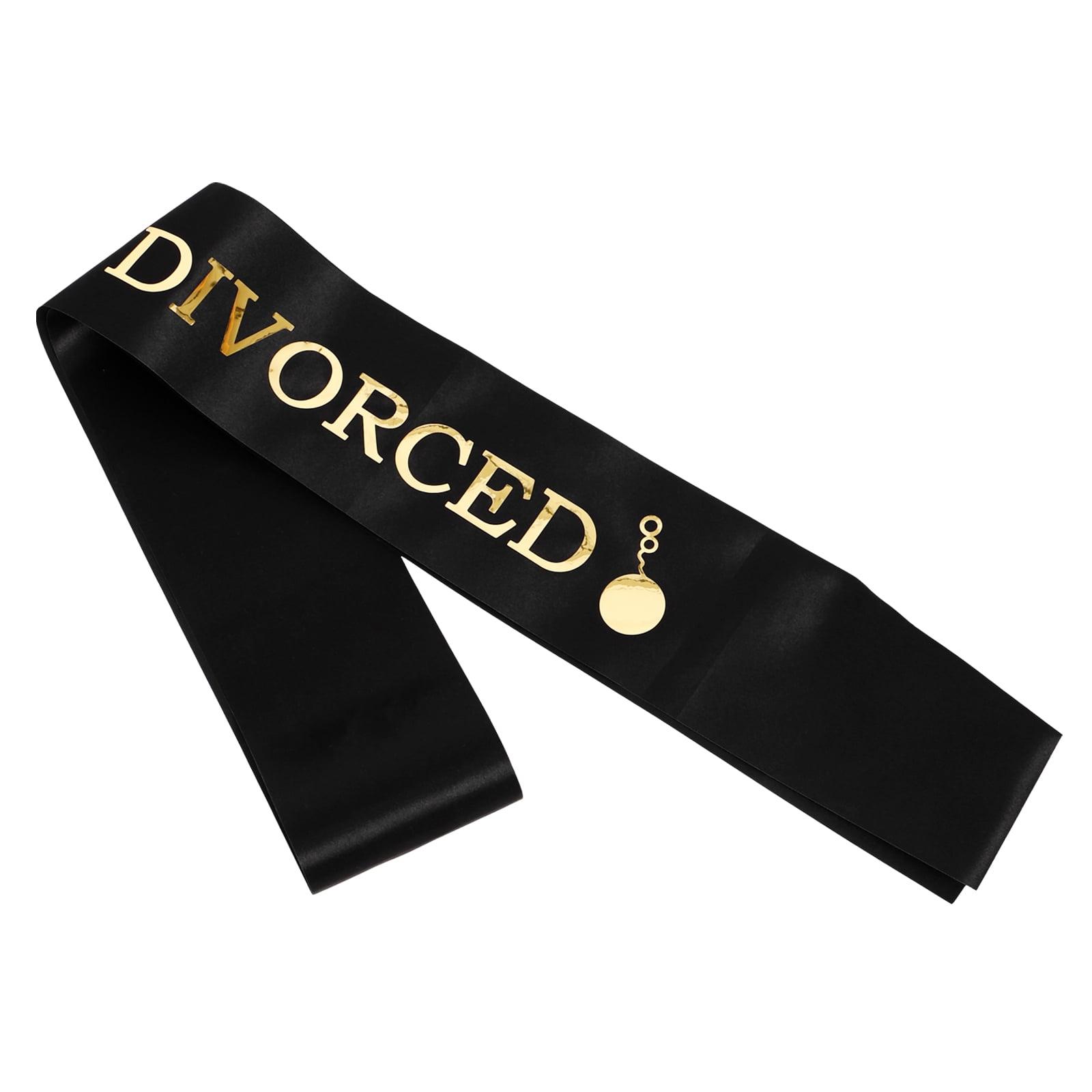 5pcs Just Divorced Sashes Divorced Party Sash Single Women Etiquette Belt Decor - Walmart.com