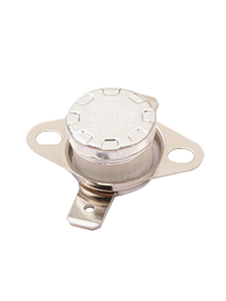 5pcs KSD301 250V 16A 260Degc Temperature Switch Normally Closed Flat ...