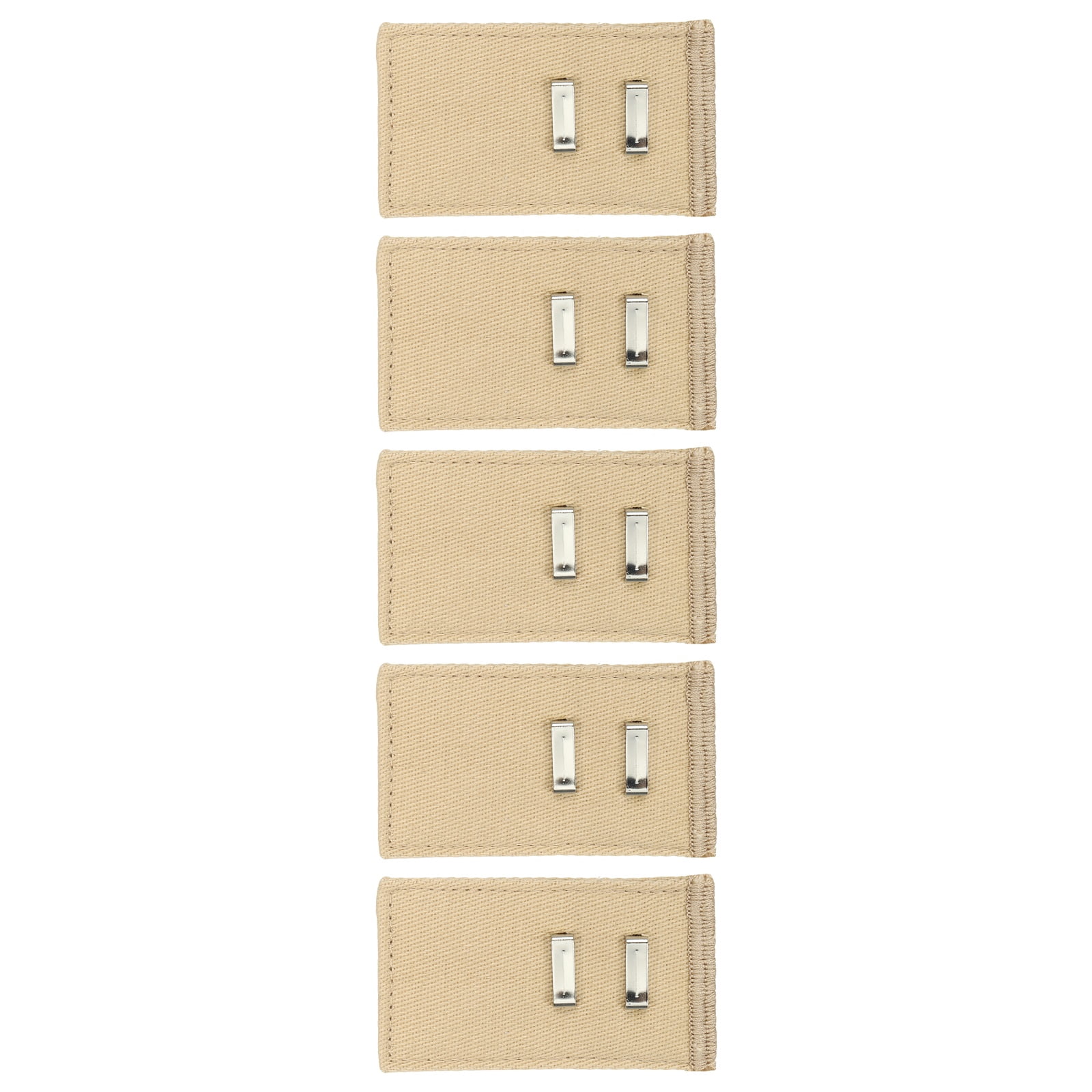 5pcs Khaki Hook Waist Band Extenders, 2" Adjustable Waist Extender ...