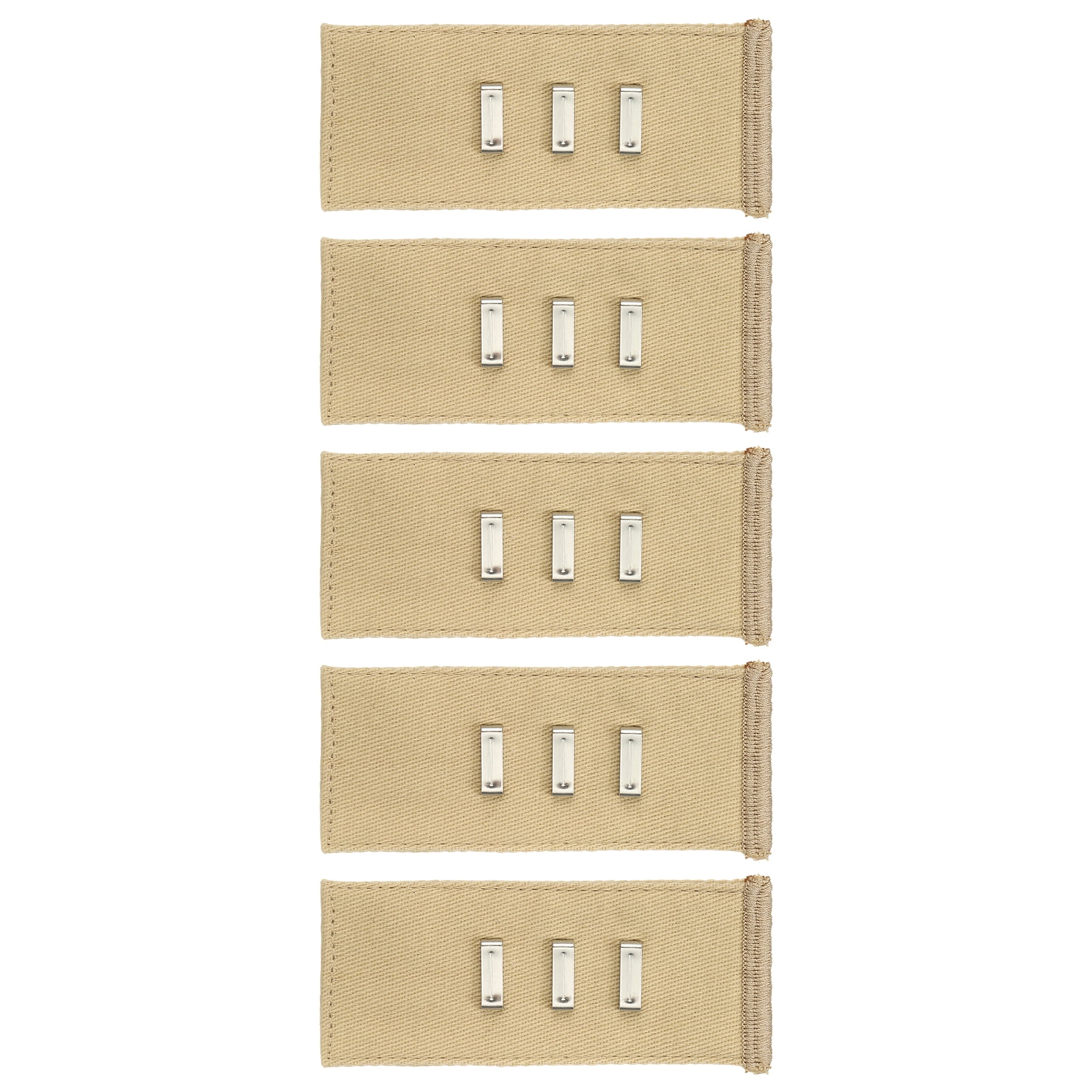 5pcs Khaki Hook Waist Band Extenders, 3.3" Adjustable Waist Extender ...