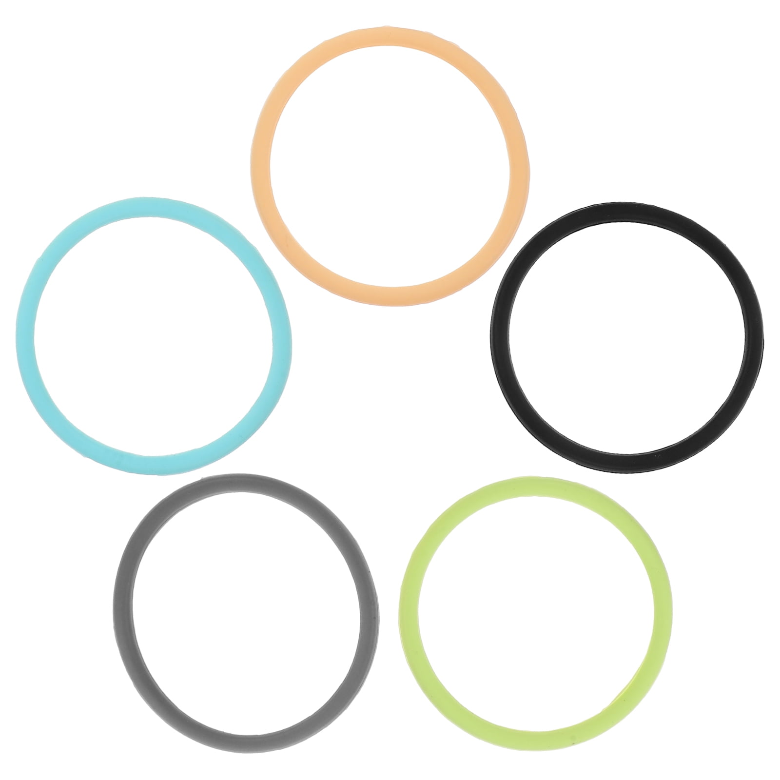 5pcs Knee Strap Silicone Patellas Fine Bands Elastic Knee Brace Strap ...