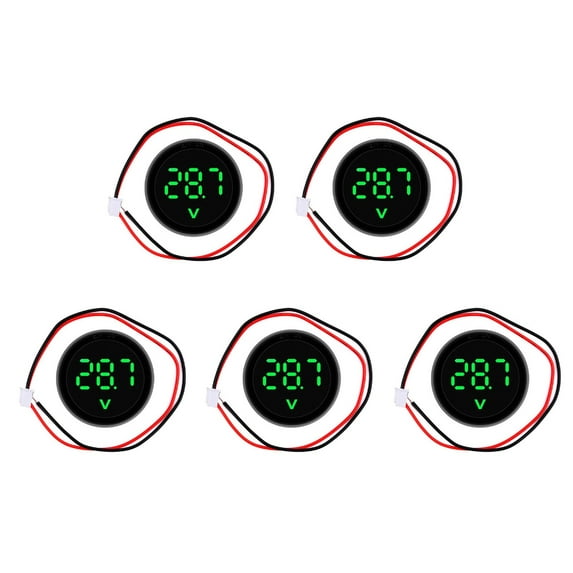 5pcs LED Electric Meter Package Accurate DC4 to 100V Measurement ...