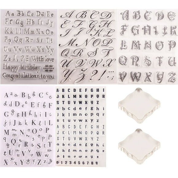 Alphabet Cake Stamps