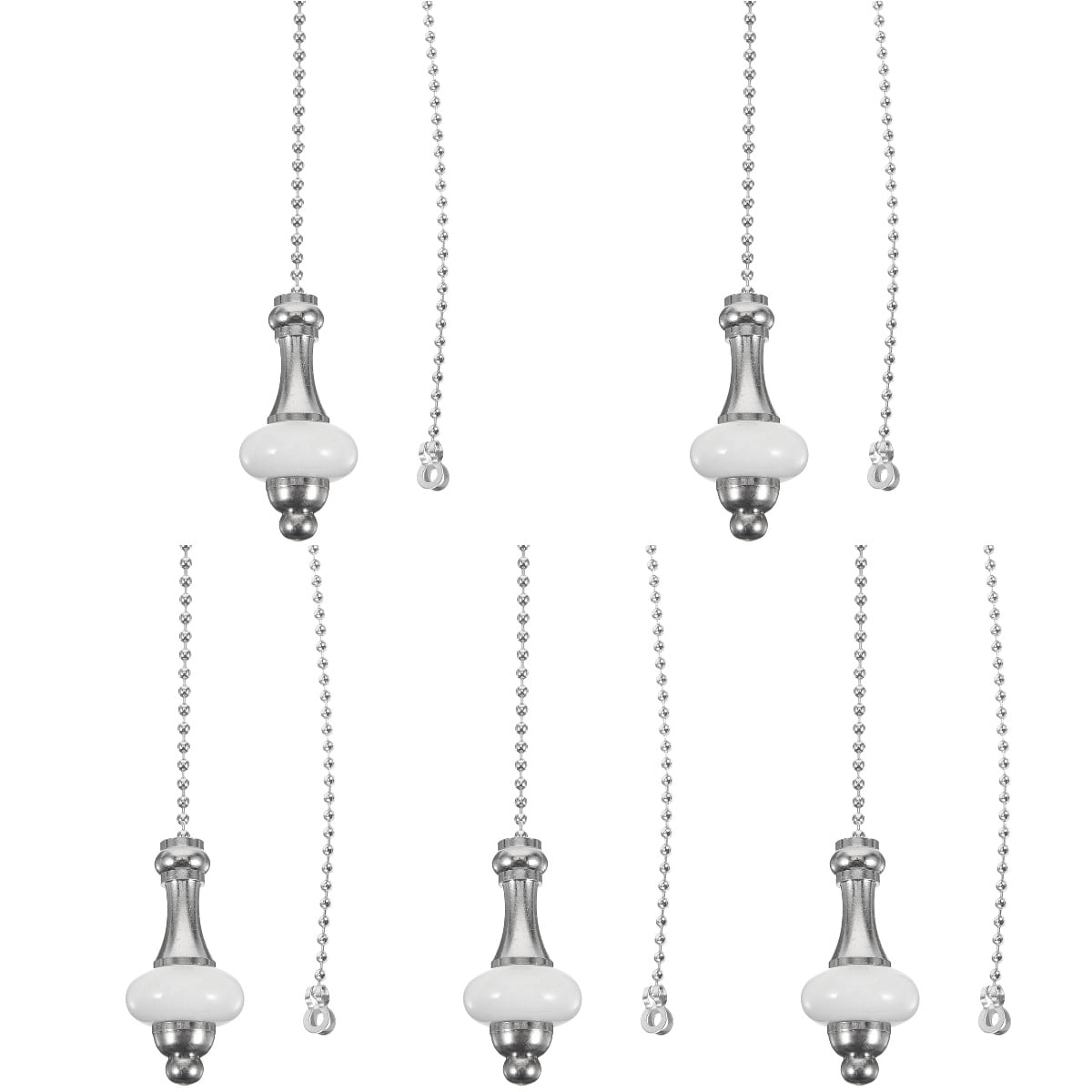 5pcs Light Pull Chain Fan Pull Chain Beaded Fan Chain Extender Desk ...