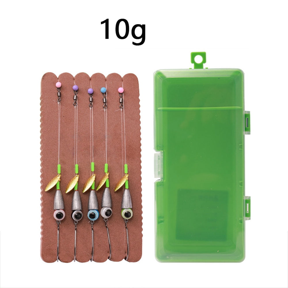 5pcs/Lot Texas Rig Set 3.5g 5g 7g 10g Bullet Weight Sinker 4# 2# 1 ...