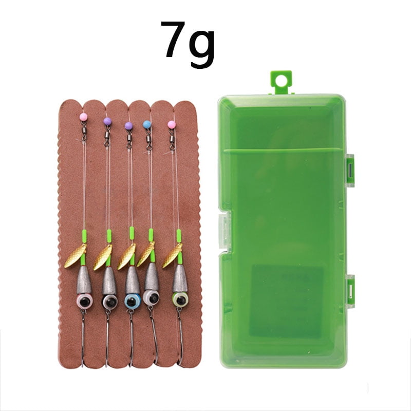 5pcs/Lot Texas Rig Set 3.5g 5g 7g 10g Bullet Weight Sinker 4# 2# 1 ...