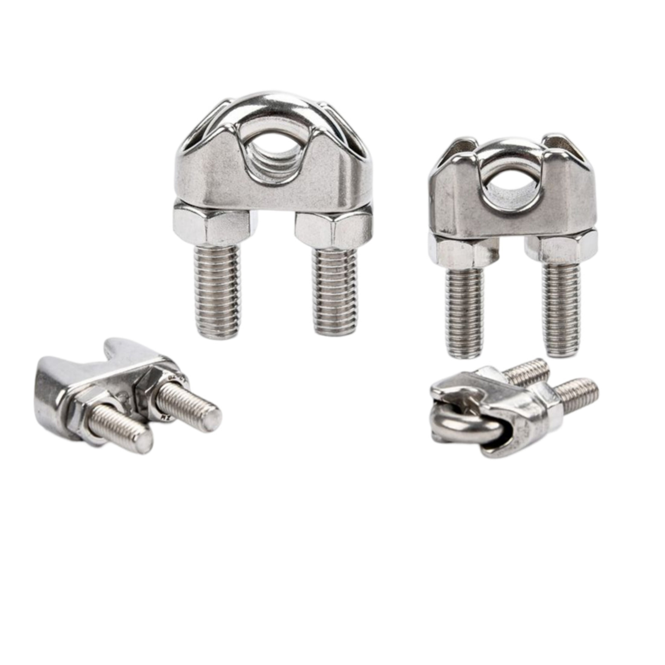 (5pcs) M3 304 Stainless Steel U-shaped Steel Wire Rope Clip, Suitable ...