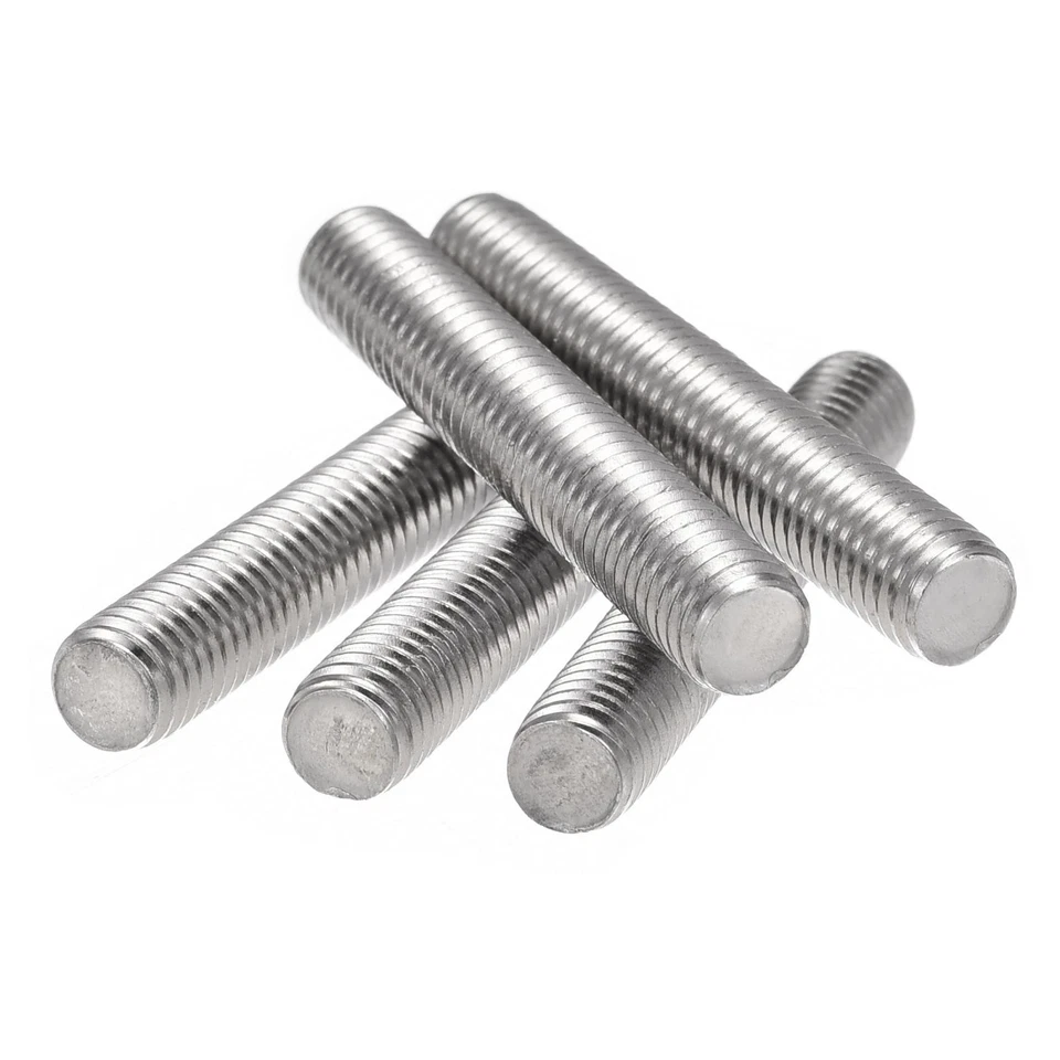 5pcs M8 x 50mm Fully Threaded Rod 304 Stainless Steel Right Hand ...