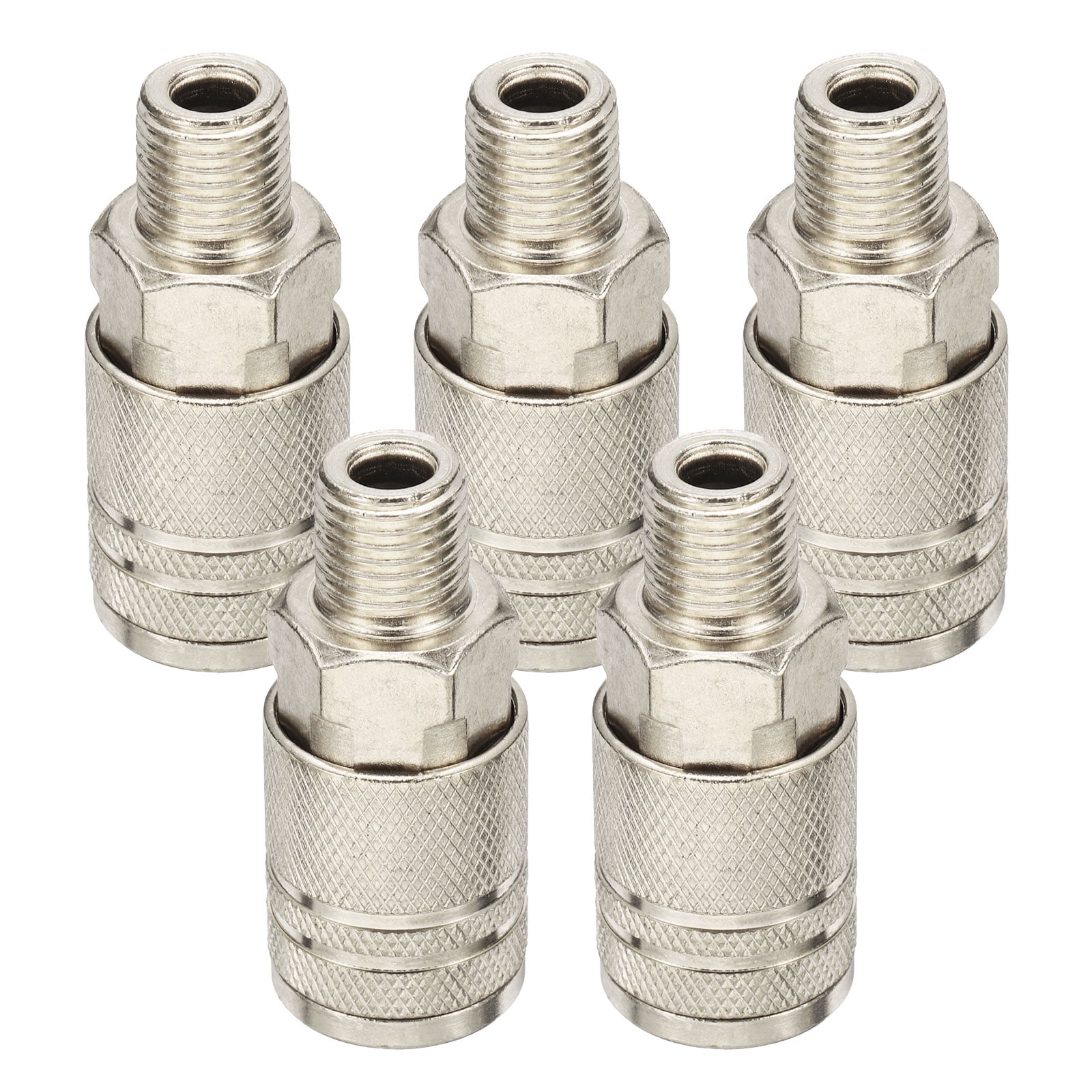 5pcs Male Industrial Coupler 1/4" NPT M Style Air Hose Fittings Quick ...