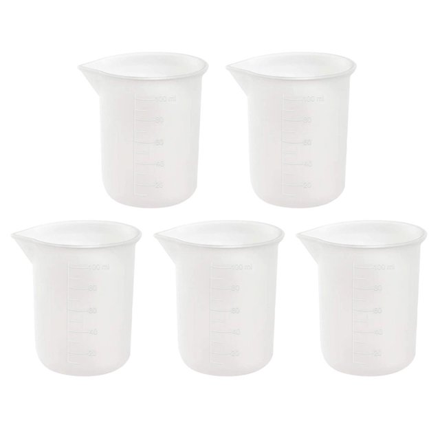 5pcs Measuring Cups Mini Measurement Scale Cups Easy Measure Liquid ...