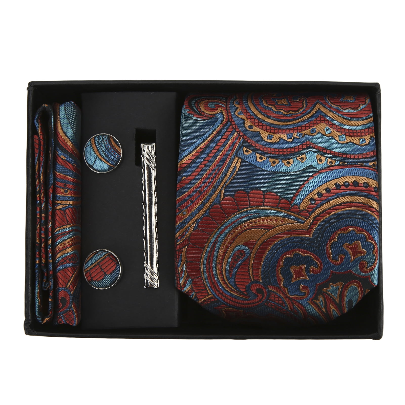 5pcs Mens Tie Set Exquisite Men's Business Formal Wear Wedding Suit ...