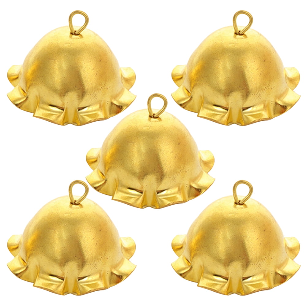 5pcs Metal Bells for Crafts Mini Hanging Bells Christmas Bells ...