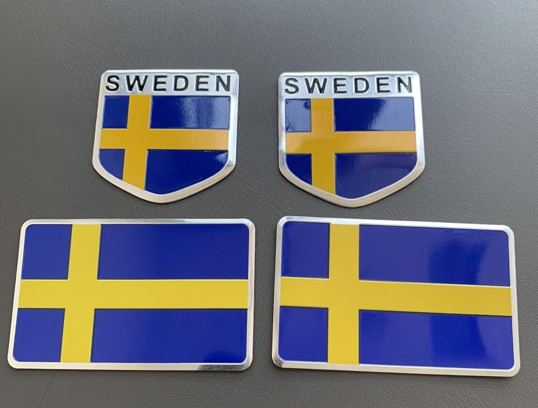 5pcs Metal German Flag Sticker, German Flag Car Decal - Vinyl Stickers ...