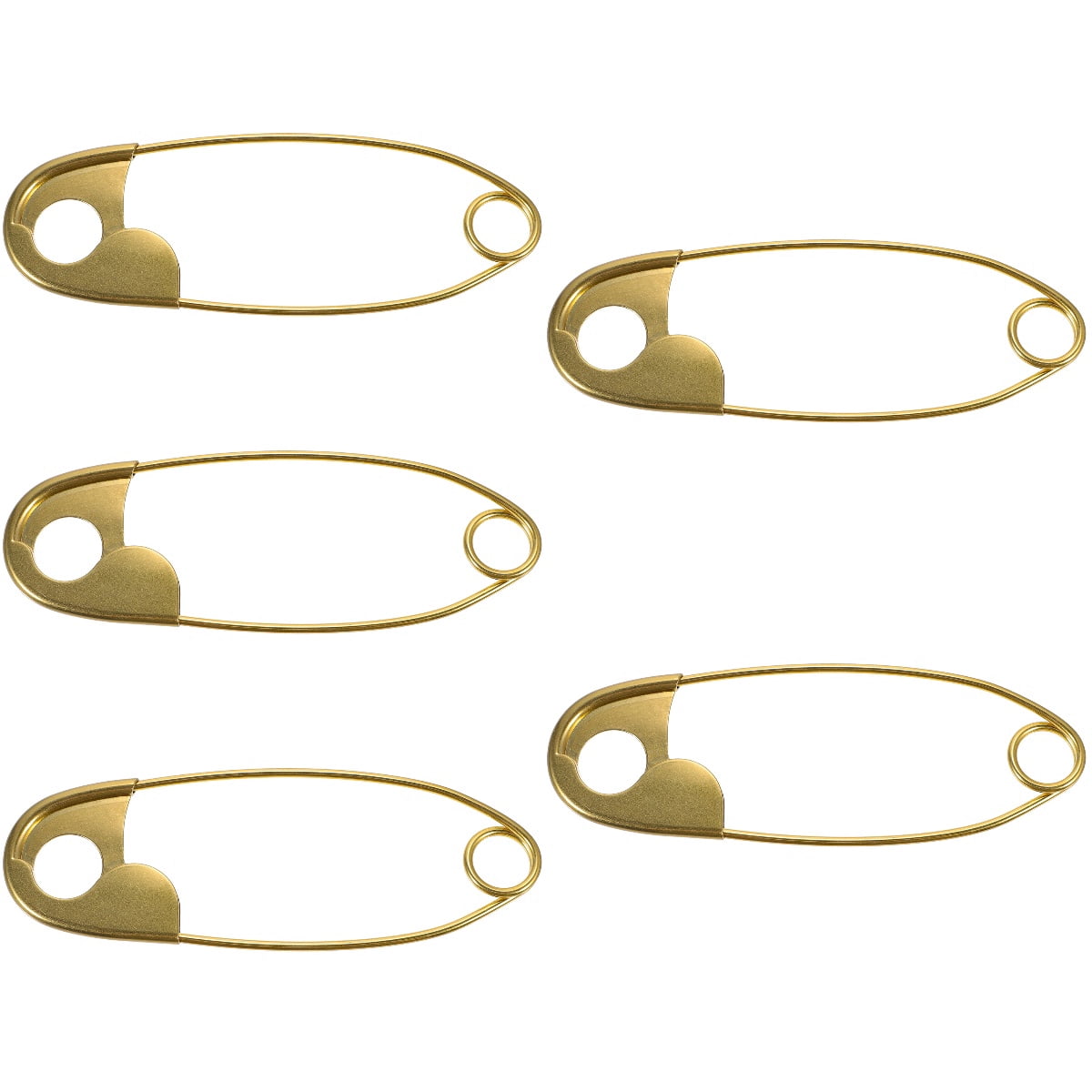 5pcs Metal Safety Pin Wall Decor Funny Laundry Room Decoration Large