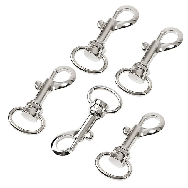 Walmart 5pcs Small Heavy Duty Metal Spring Clips, Swivel Eye Bolt Snap ...