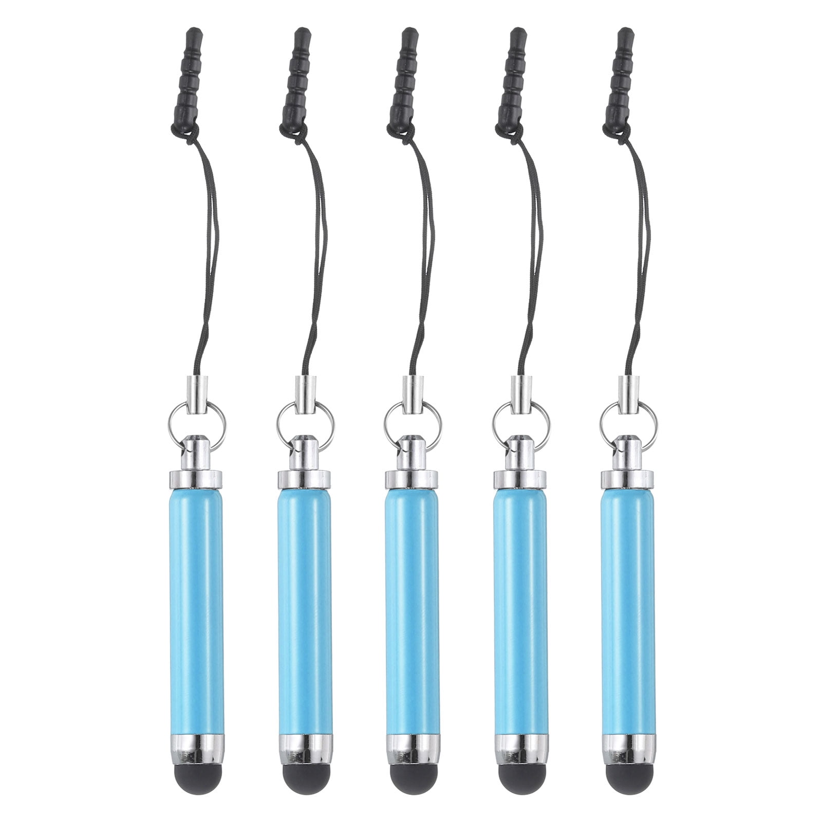 5pcs Metallic Stylus Pen Retractable Aluminum Alloy Capacitive Pens for ...
