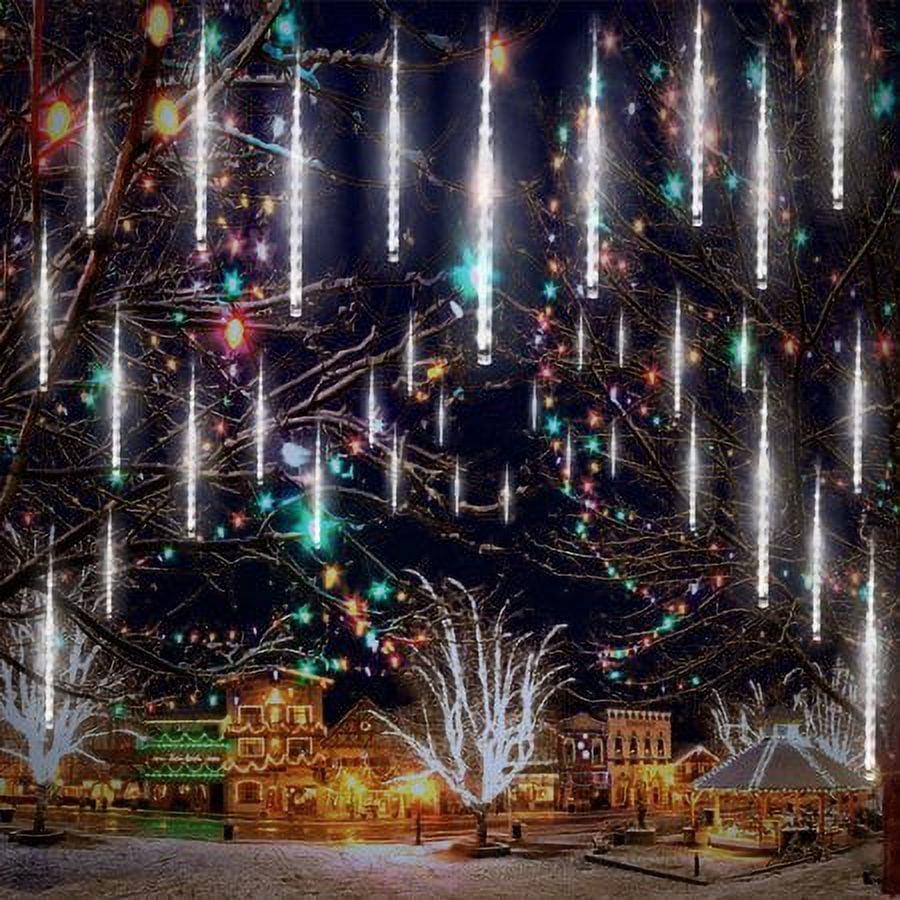 5pcs Meteor Shower Lights, 11.8in 8 Tubes 192 LEDs Meteor Lights ...