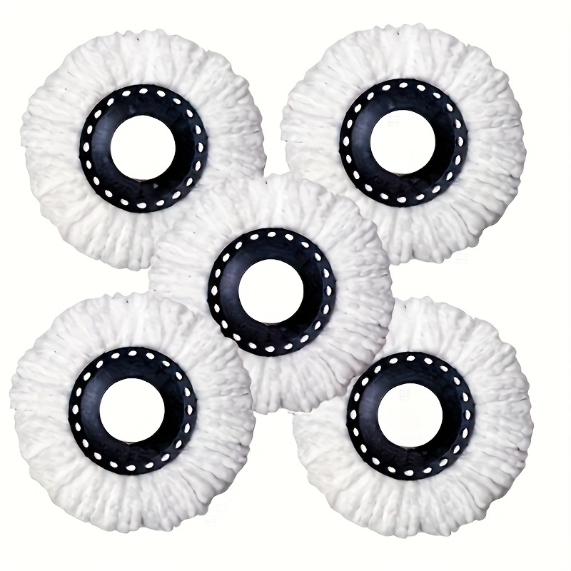 5pcs, Microfiber Spin Mop Replacement Head, 360 ° Rotating Mop Head ...