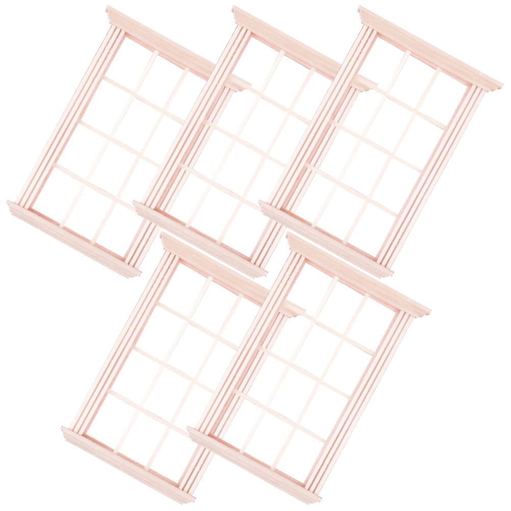 5pcs Mini House Furniture Miniature Windows Kid Pretend Playing House ...