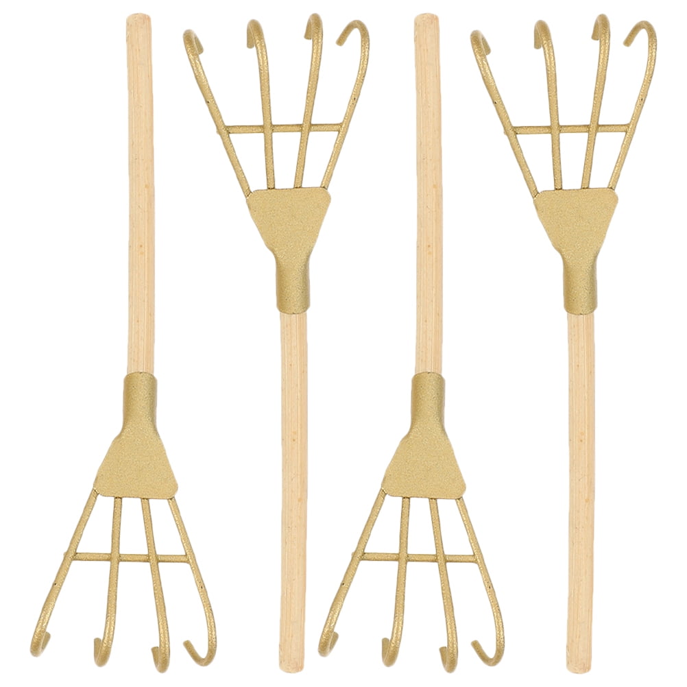 5pcs Miniature Rakes Crafts Smoothing Rake Landscape Smoothing Hand ...