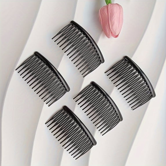 5pcs Minimalist Hair Side Comb Hair Clips Daily Hair Insert Comb ...