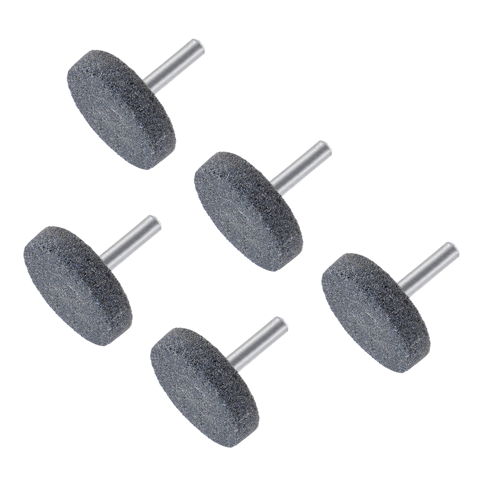 5pcs Mounted Grinding Stone 1/4" Shank 1.5-inch Dia Corundum Grinding ...