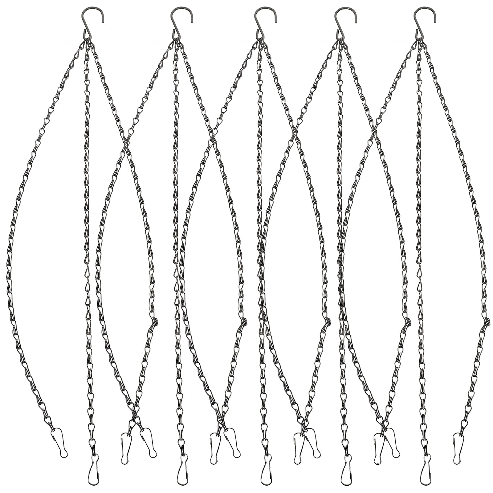 5pcs Multipurpose Hanging Basket Chains Flower Pots Hanging Chains ...