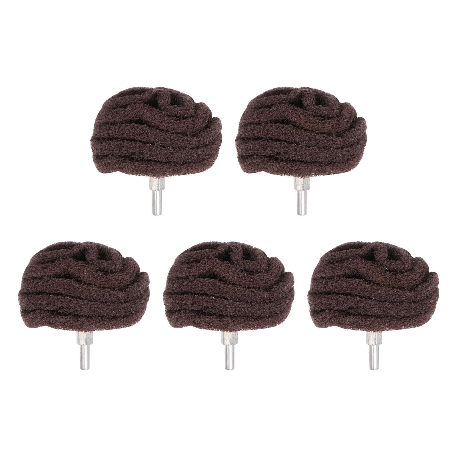 5pcs Mushroom Buffing Wheel for Drill 75mm x 50mm 320 Grit 1/4" Shank ...