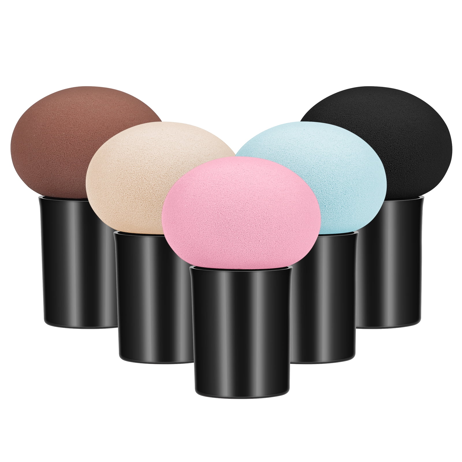 5pcs Mushroom Head Powder Puffs Foundation Sponges Face Powder ...