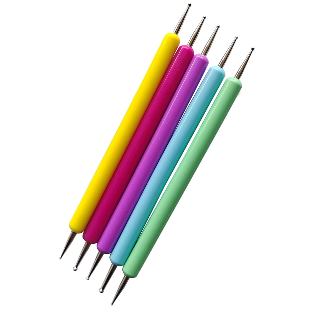 5pcs Nail Dotting Tools Nail Art Dotting Tool Manicure Painting Tool ...