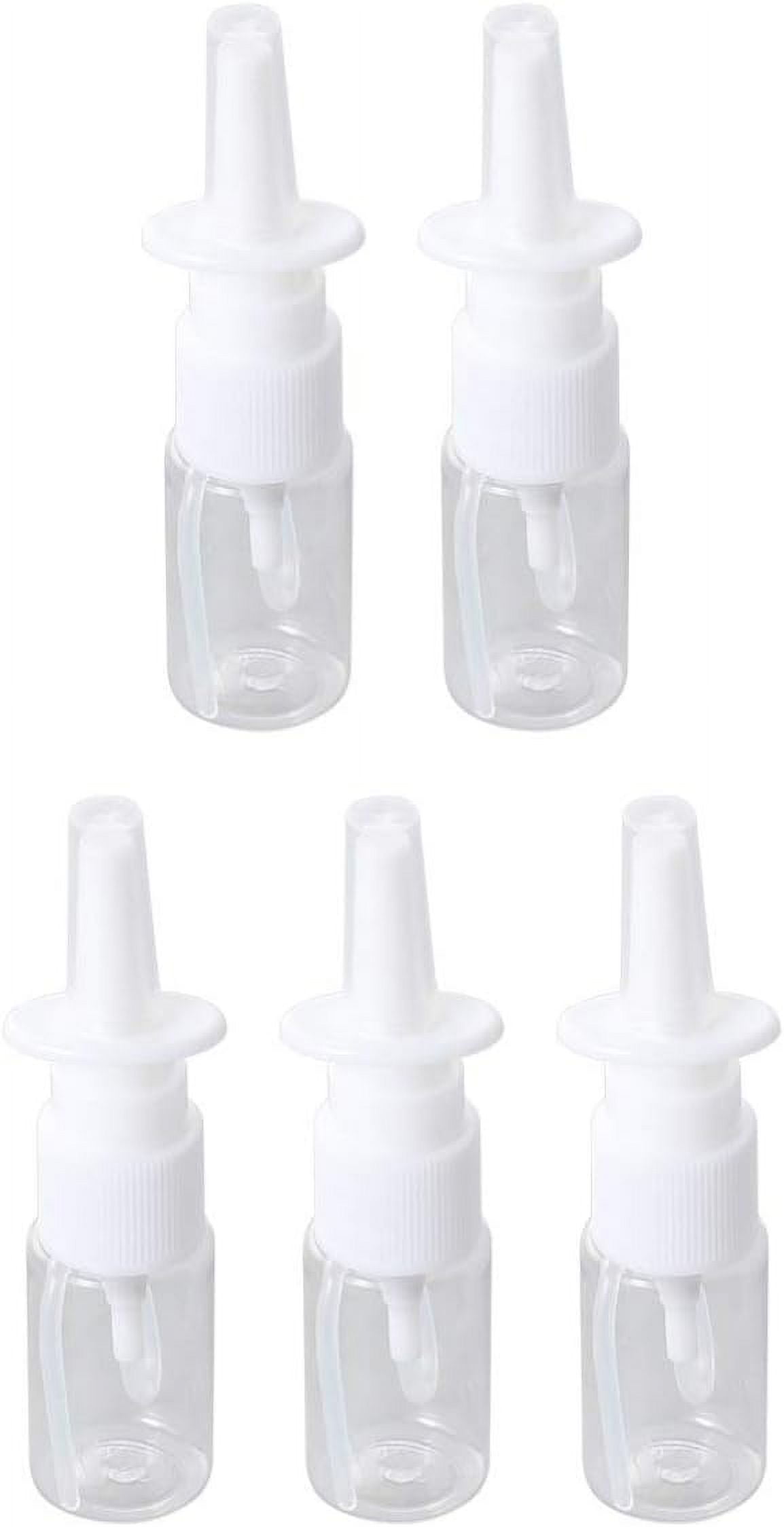 5pcs Nasal Spray Bottles Plastic Pump Sprayer Mist 10ml Nose Spray ...