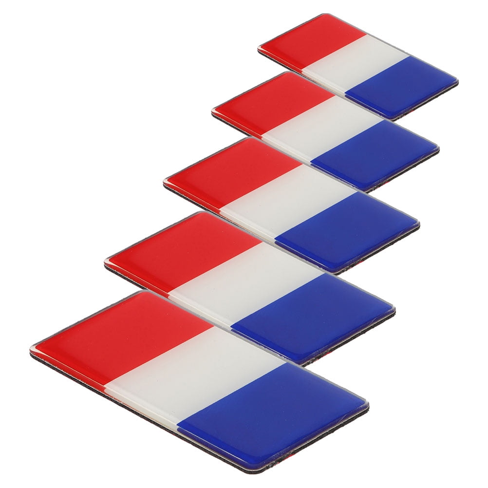 5pcs National Flag Car Sticker Decals Vehicle Exterior Decoration Small ...